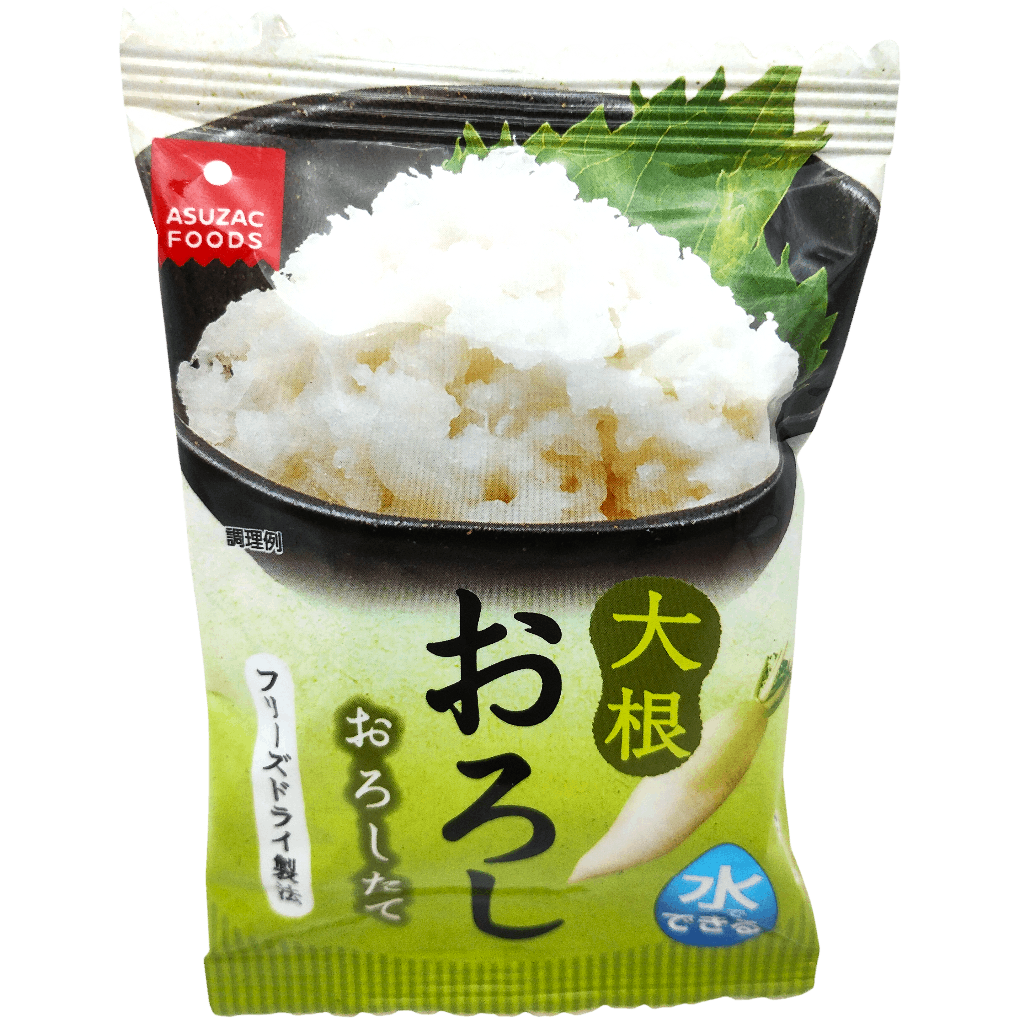 Asuzac Foods - Daikon râpé frais lyophilisé 4.1g | KIOKO