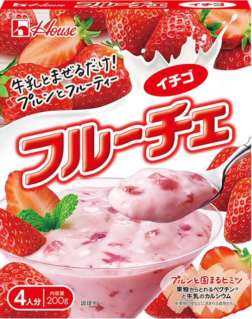 House - Strawberry yogurt preparation 200g | KIOKO Japanese Grocery